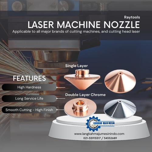 Jual Nozzle Laser Fiber Cutting Machine Single Double Nozzle Raytools ...