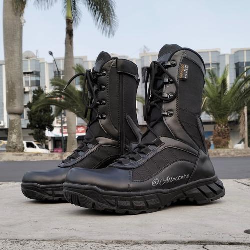 Jual sepatu pdl ninja hitam tinggi 10 inc pdl tni safety original ...
