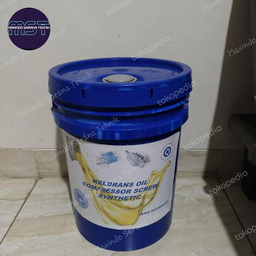 Jual Oli Kompresor Screw KELDRANS GOLD Sythentic 20Liter ISO VG 46 ...