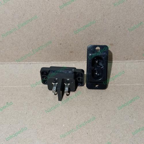 Jual 3739 soket socket kabel power ac angka 8 buat di box chasis kotak ...