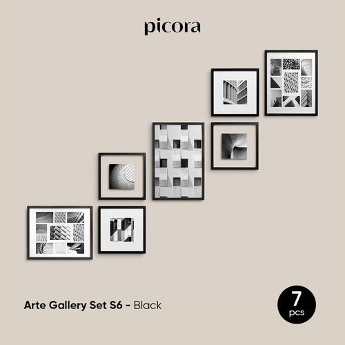 Promo PICORA ARTE Gallery Set S6-Frame Pigura Bingkai Foto Dinding-7pcs ...