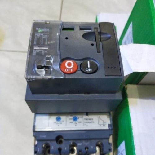 Jual MCCB NSX400N 3P 400A + MOTORIZED KOMPLIT UVT AUX SCHNEIDER ...