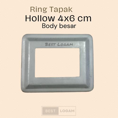 Jual Ring hollow 40x60 mm besi plat tapak minimalis ornamen pagar - Kab ...