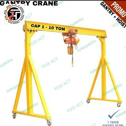 Jual Gantry Crane Portable Cap 1 - 10 ton (3 ton) - Jakarta Pusat ...