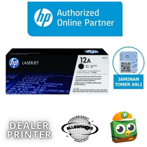 Jual Toner hp laserjet 12a (Q2612A) original black - Jakarta Selatan - OFFICIA DEALER TINTA ...
