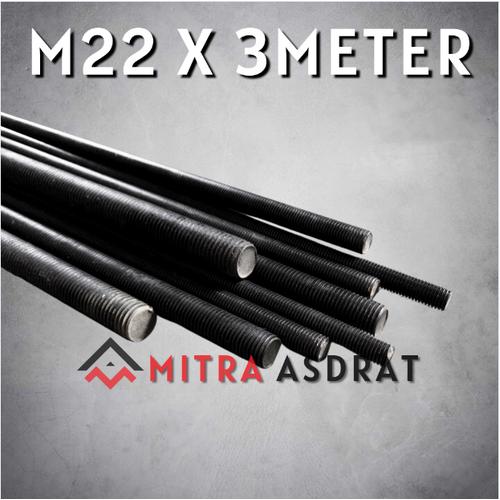 Jual Asdrat Long Drat Carbon Steel M22 x 3meter - Kab. Bekasi - MITRA ...