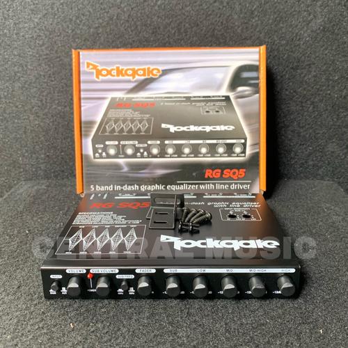 Jual PARAMETRIK EQUALIZER / PREAMPLIFIER AUDIO MOBIL ROCKGATE RG-SQ5 ...