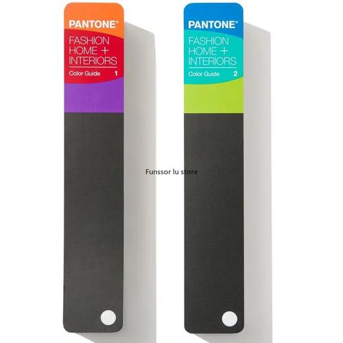 Jual 2pc 2020 Edition Pantone Color Card TPG Pantone Textile Home Color ...