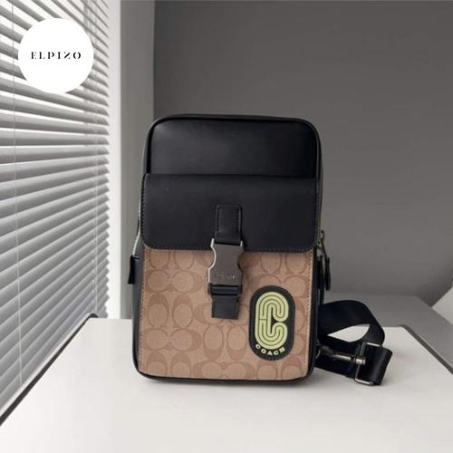 Jual Tas Track Pack In Signature Canvas With Patch - Khaki/Olive Green ...
