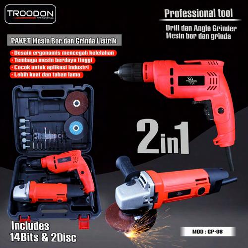 Jual Paket Mesin Gerinda dan Mesin Bor Listrik 10mm - Jakarta Utara - siaumomo | Tokopedia