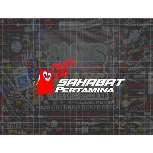 Jual Cutting Sticker Sahabat Pertamina Ukuran 16 cm Untuk Motor Mobil ...