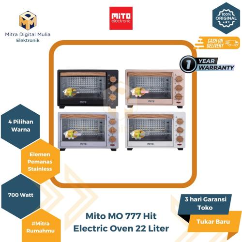 Promo [COD] Mito MO 777 HIT Oven Listrik 22 Liter Diamond Shape Cavity ...