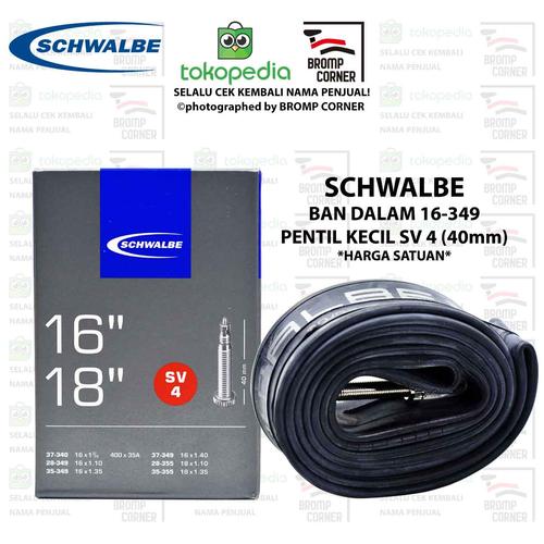 Jual BAN DALAM SCHWALBE 16-349 PRESTA ATAU PENTIL KECIL 40mm - SEPEDA LIPAT - Kota Tasikmalaya ...