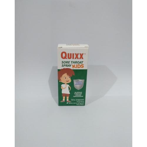 Jual quixx sore throat spray DEWASA / KIDS CEK VARIAN - Kids HIJAU ...