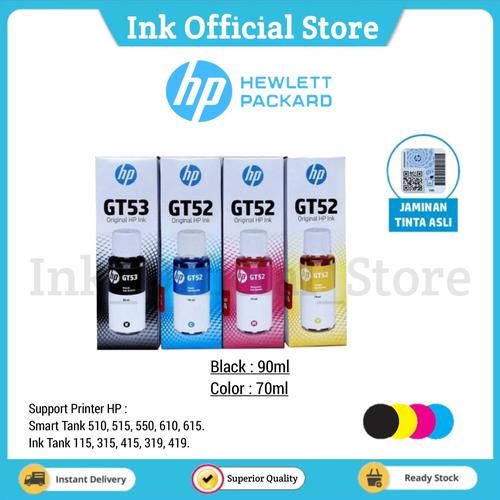 Jual Tinta HP GT 53 GT 52 Original Paket 1set 115 310 315 319 415 419 ...
