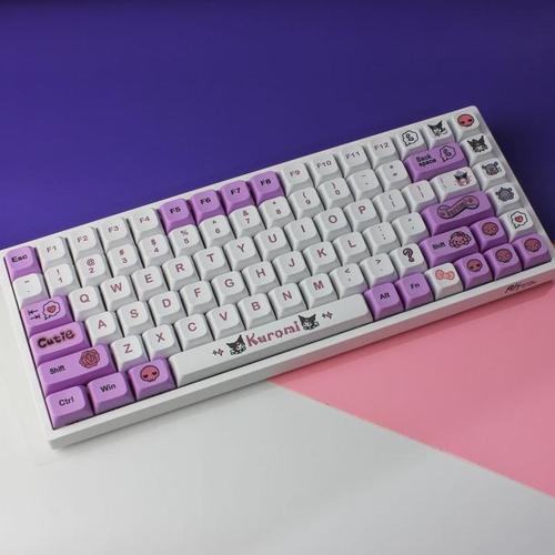 Jual KEYCAPS PBT KUROMI PURPLE XDA PROFILE SUBLIM MECHANICAL KEYBOARD ...