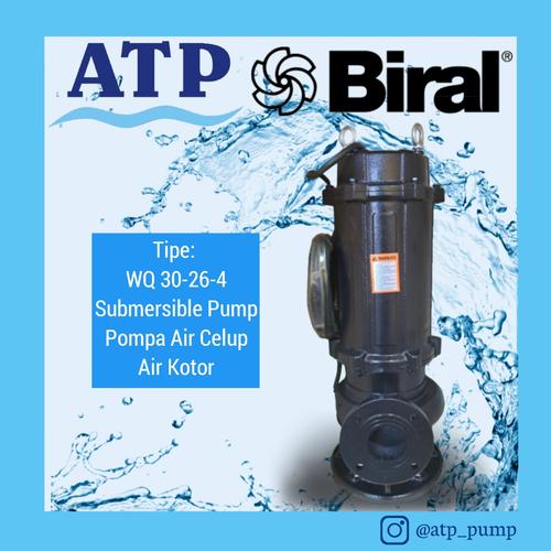 Jual Biral - WQ 30-26-4 - Pompa Air Celup - Air Kotor - Submersible ...