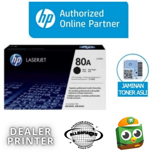 Jual HP Toner Laserjet 80A CF280A Original Hitam untuk Printer HP ...
