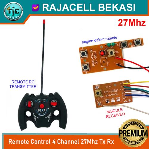 Jual Module PCB Mainan RC Remote Control 27Mhz 4CH GS-6201T GS-156R ...