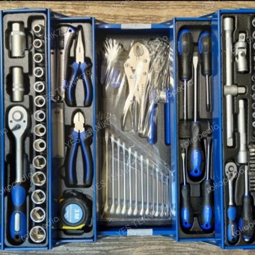 Jual Tool Kit Set 91 Pcs / Kunci Set Box Merek SANDS Toolkit in Metal ...