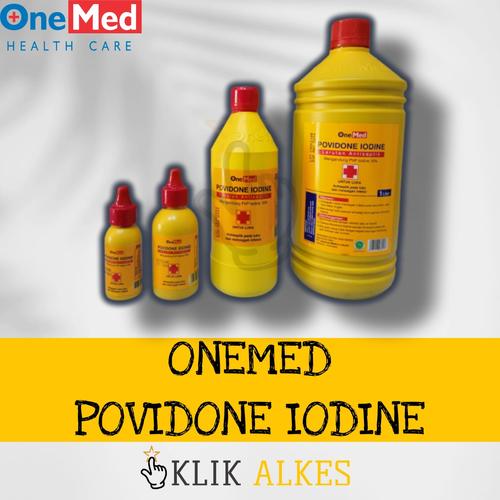 Jual Onemed Povidon Iodin ( 1Liter, 300 ML, 60 ML, & 30 ML) - 30 ML ...