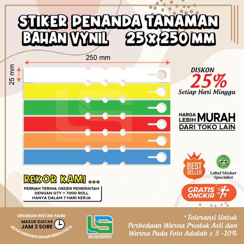 Jual Label Tanaman Anti Air Tahan Panas Anti Sobek - Kuning - Jakarta ...