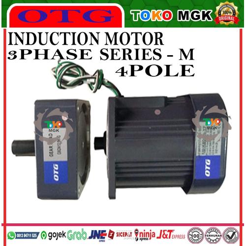 Jual INDUCTION MOTOR OTG M8IK25GN-Y 25WATT WITH GEARHEAD 3PHASE 4POLE ...