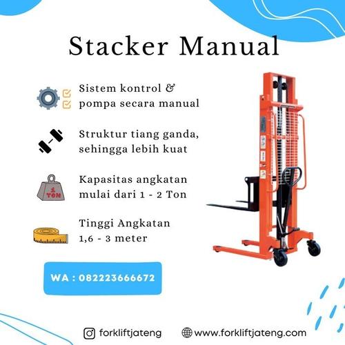 Jual Hand Forklift Manual 1 ton 2,5 meter Dalton / Hand Forklift 1 Ton ...