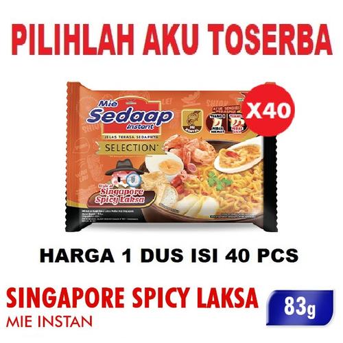 Jual Mie Instant MIE SEDAAP REBUS SINGAPORE SPICY LAKSA - ( Harga 1 DUS ...