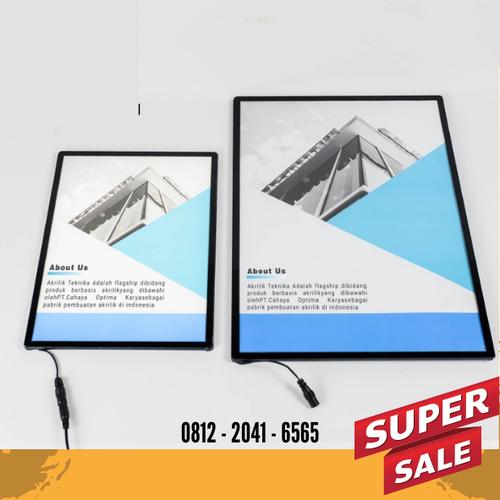 Jual Lampu Display Slim Light Box Frame A1 | A2 | A3 | A4 | A5 | 60x120 cm - A5 - Jakarta Barat ...