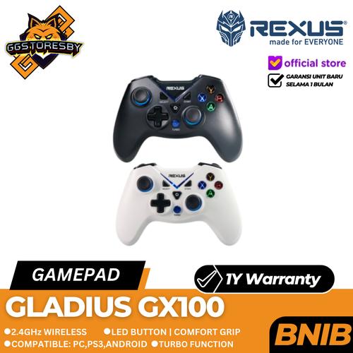 Jual REXUS GLADIUS GX100 WIRELESS Gaming Gamepad - BLACK - Kota ...