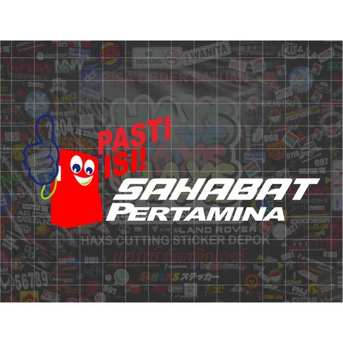 Jual Cutting Sticker Sahabat Pertamina Ukuran 13 cm Untuk Motor Mobil ...