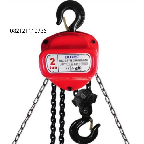 Jual Katrol / Chain Block / Takel 2 Ton x 6 Meter DUTEC - Kota Surabaya ...
