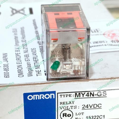 Jual RELAY OMRON MY4N-GS COIL 24VDC PRODUK ASLI ORIGINAL - Kab. Tangerang - apipautomation ...