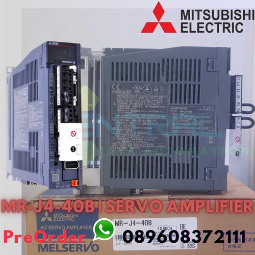 Jual MR-J4-40B Mitsubishi | Servo Amplifier Module | 3 Phase 200 to 240 ...
