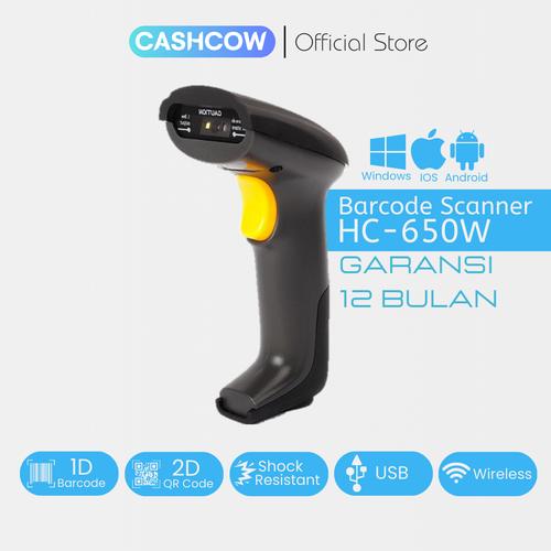 Jual Cashcow Barcode Scanner 2d Wireless HC-650W - Jakarta Barat ...