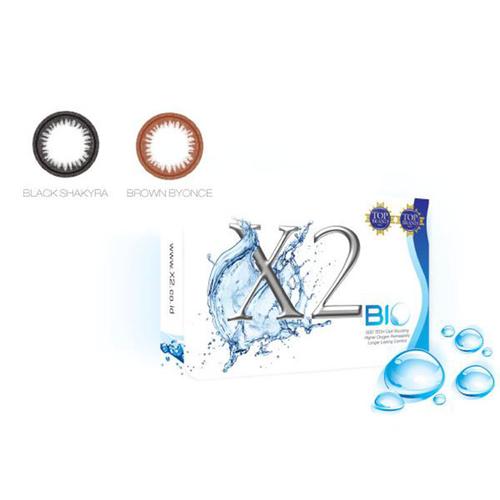 Jual softlens warna x2 bio mata sensitif baby eyes hitam brown ready ...