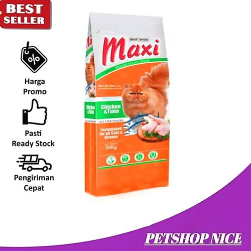 Jual maxi cat food 20 kg / Makanan Kucing Cocok untuk semua usia Maxi ...