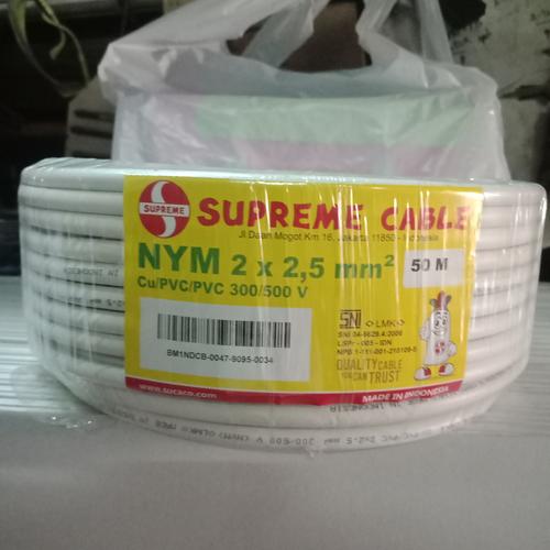 Jual KABEL NYM 2X2.5 2X2,5 mm 50M (METER) SUPREME - INSTANT/SAMEDAY - Jakarta Utara - Sentral ...