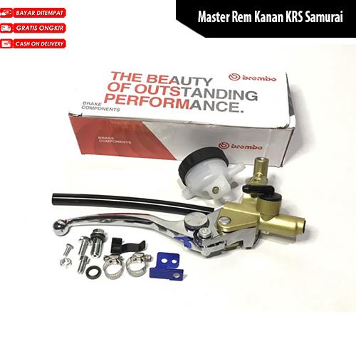 Jual Master Rem Tabung Gepeng Model KRS Merk Brembo 14MM Kanan Universal - Jakarta Barat ...