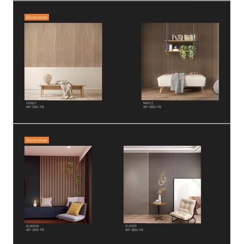 Jual TACO WPC DECO WALL PANEL - BIG GROOVES 1.45MM*24.5MM - HONEY ...
