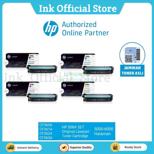 Jual HP Laserjet 508A Toner Original Cartridge 1 set Black Color ...