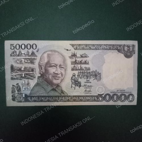Jual Uang Rp.50.000,- Soeharto 1995 IMP 1995 - Kota Bekasi - INDONESIA ...