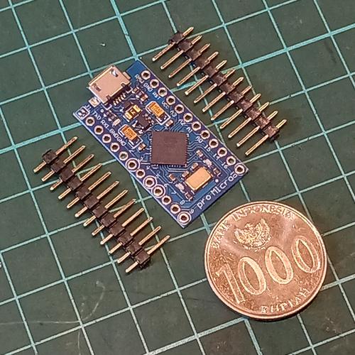 Jual Arduino Pro Micro Atmega32U4-MU 8-16MHz 3.3-5V Micro USB Port ...