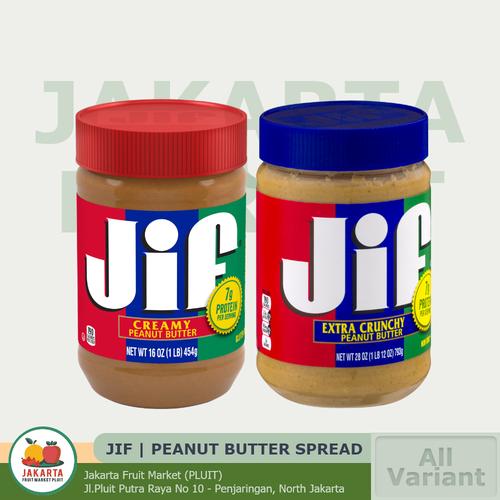 Jual JIF EXTRA CRUNCHY / CREAMY PEANUT BUTTER SPREAD selai kacang ...