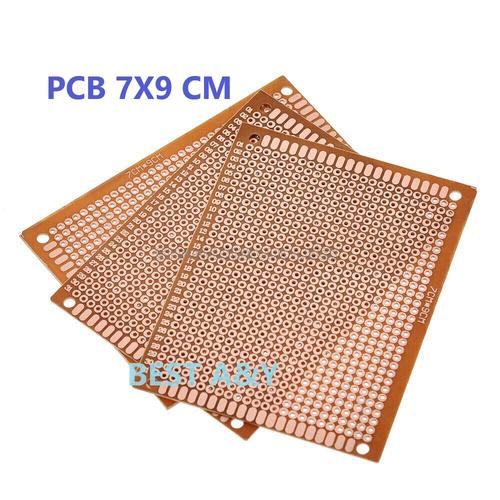 Jual PCB Lubang Single Layer Titik 7x9 7x9cm Prototype Breadboard Fiber ...