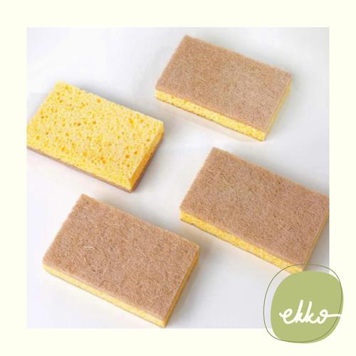 Jual Spons Selulosa 2 sisi (with Coconut Fiber) / Biodegradable Sponge ...