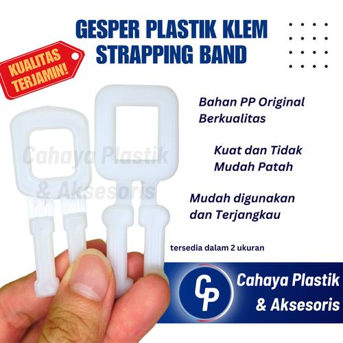 Jual Gesper Plastik Klem Tali Strapping Band ORI - Cahaya Plastik ...