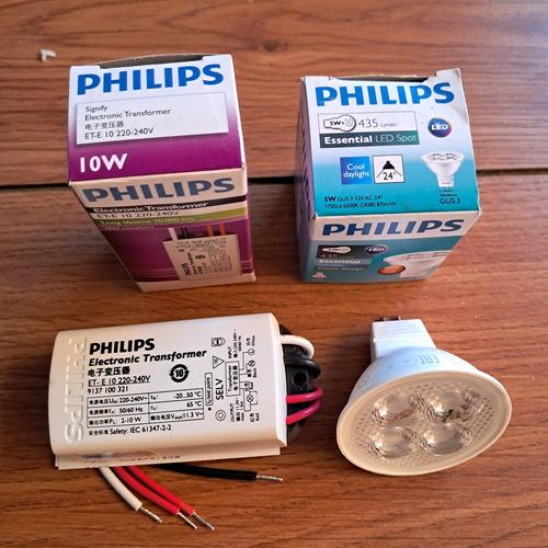 Jual paket philips adaptor ballast 12 volt dan led 12v 5w - Putih ...
