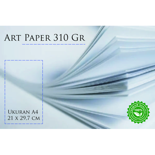 Jual Kertas Art Paper / Art Carton A4 310 Gr / Gsm Karton Putih Glossy ...